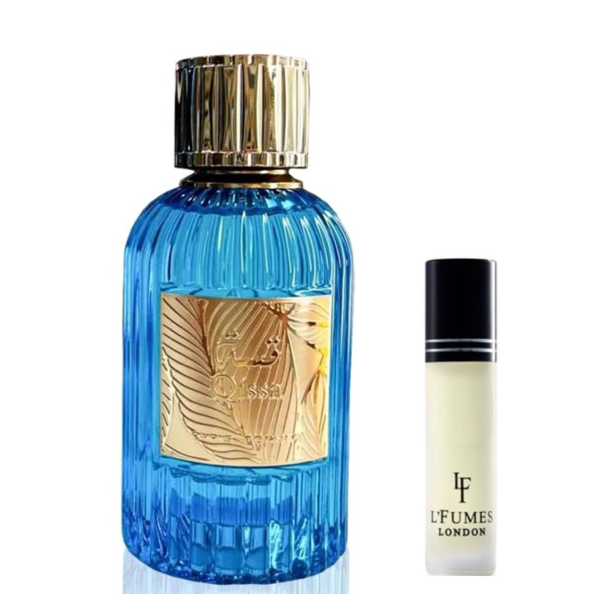 Amazon.com : Paris Corner Qissa Blue Perfume EDP 3.4Fl Oz with 8ml L ...