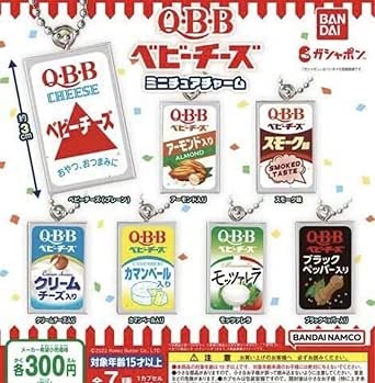 Amazon.co.jp: QBB Baby Cheese Gacha Miniature Food, 7 Types Complete ...