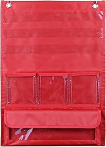 Amazon.com: PASNMKvn 7 Pockets Place Value Pocket Chart Math Teaching ...