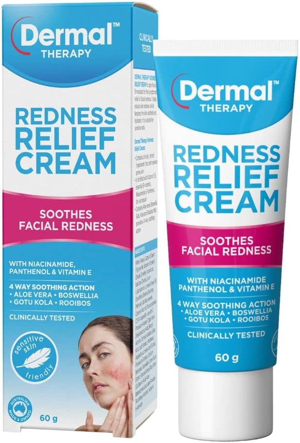 Dermal Therapy Redness Relief Cream – Rosacea Cream for Facial Redness ...