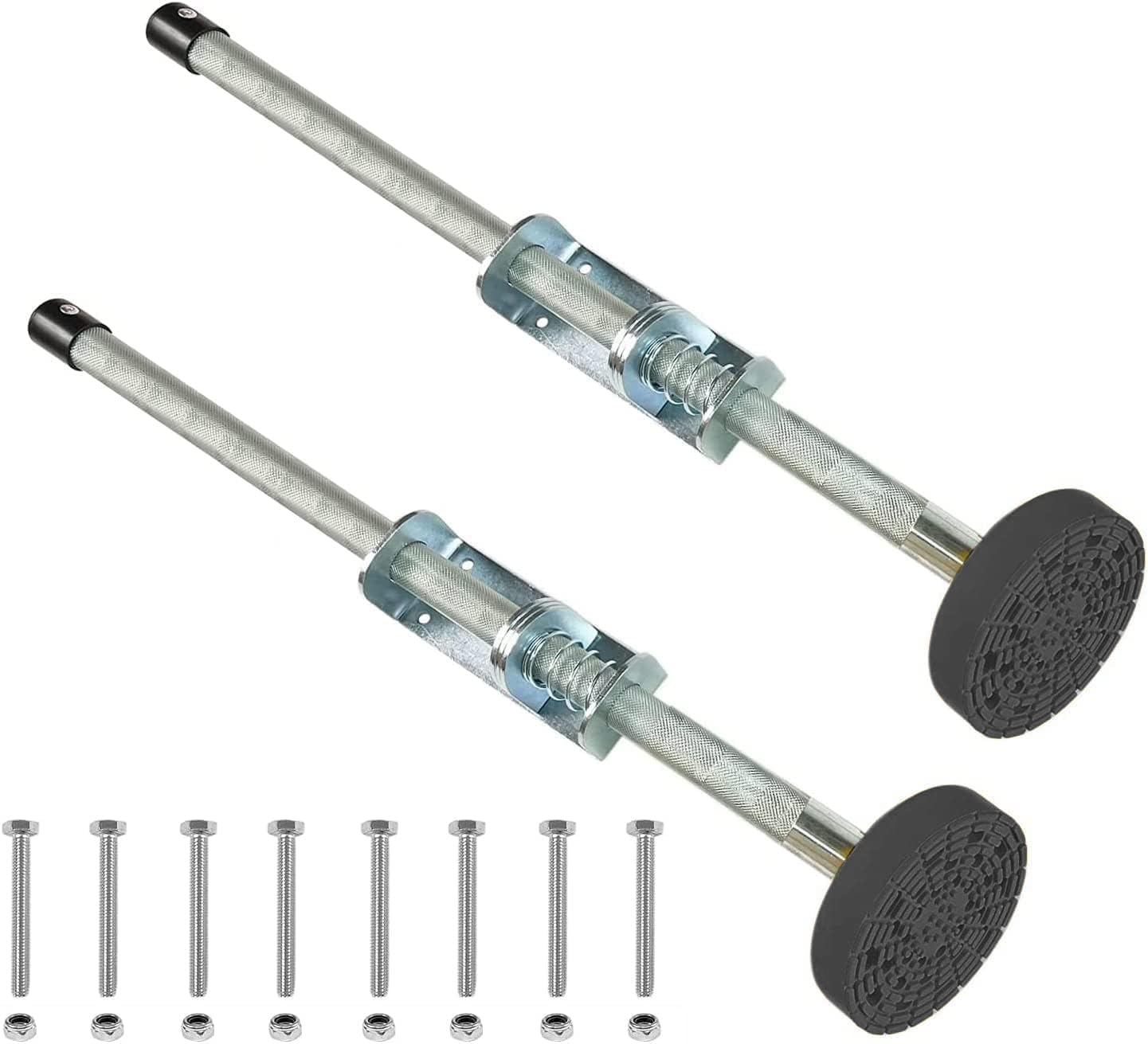 Ladder Leveler Pair with Rubber Feet Orange,Adjustable Ladder Leg ...