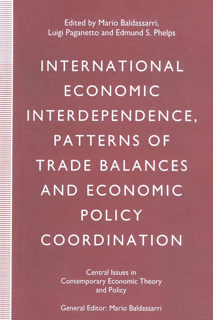 International Economic Interdependence, Patterns of Trade Balances and ...