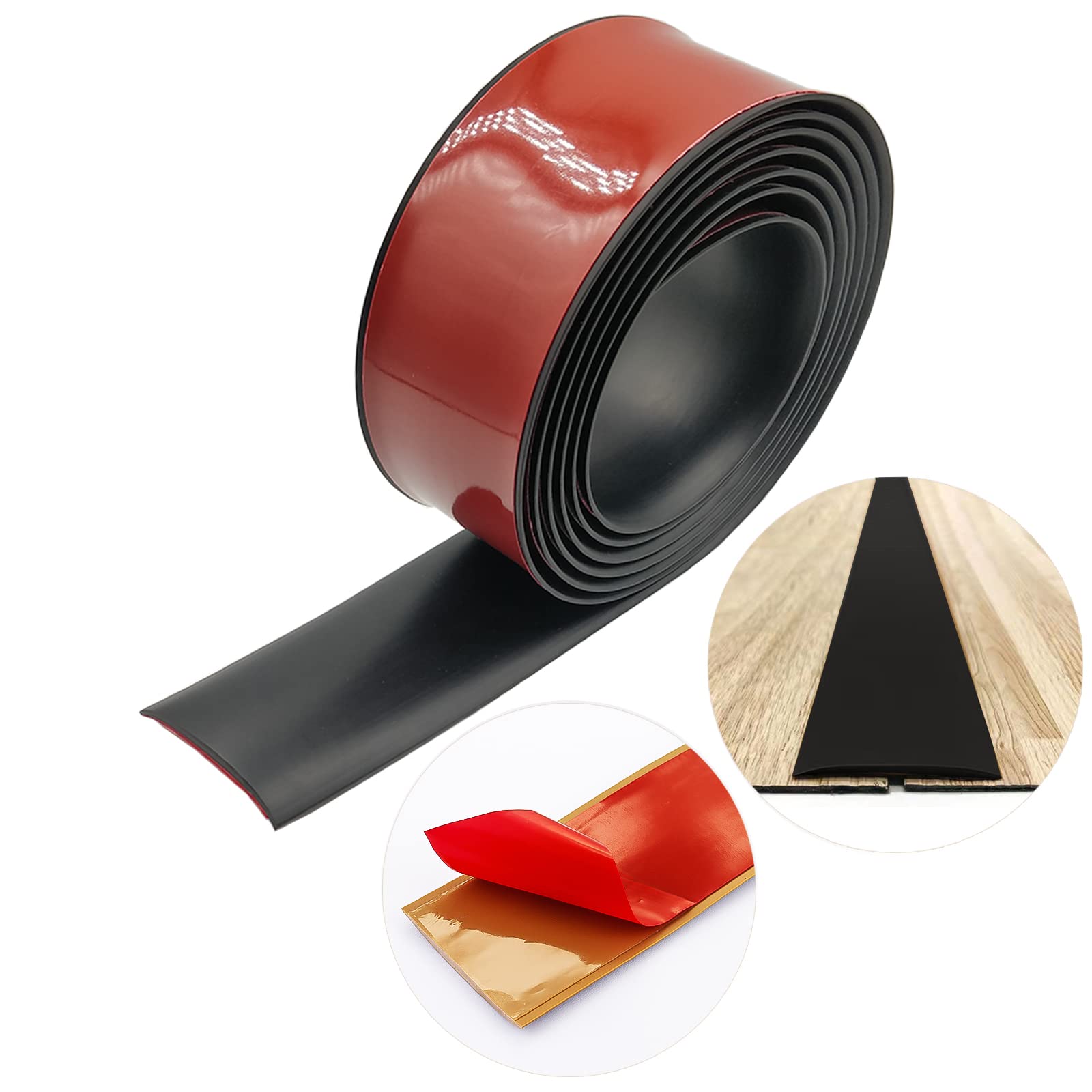 Snapklik.com : Floor Transition Strip Self Adhesive Vinyl Floor Flat ...