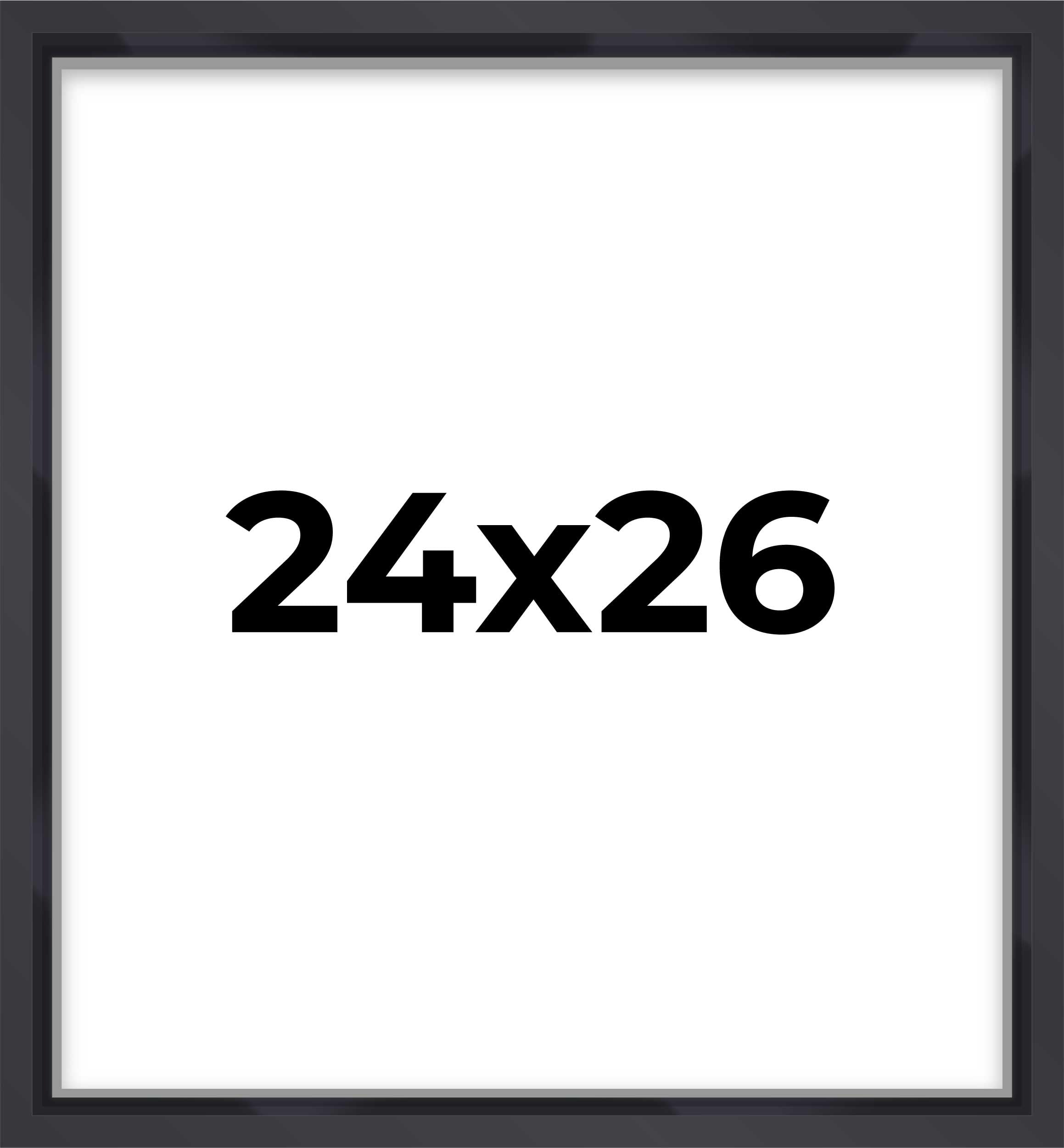Amazon.com - 24x26 Shadow Box Frame Contemporary Black | 3/4" Depth of ...