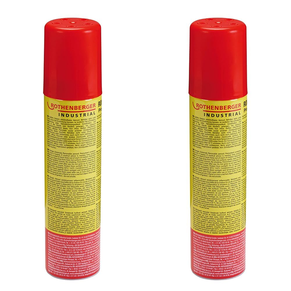 ROTHENBERGER Industrial Universalgas Brenn - Gas - Kartusche, Hoher ...