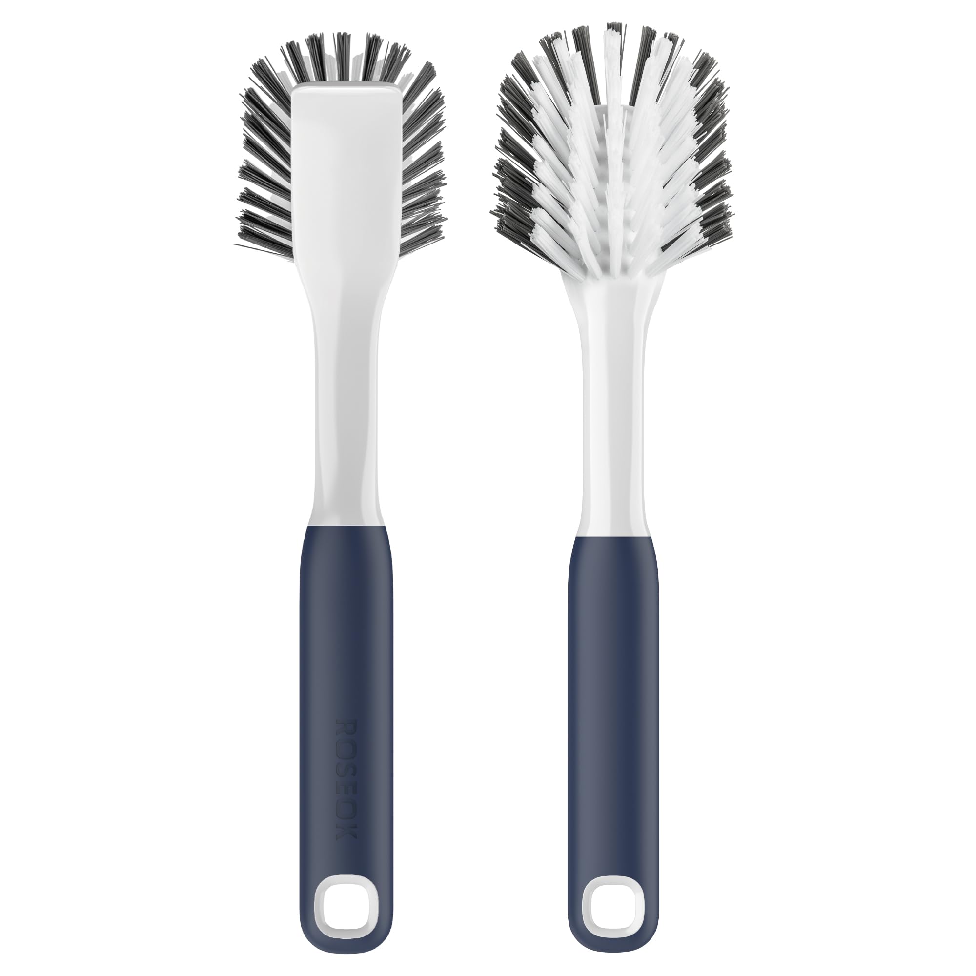 Amazon.com: ROSEOK Kitchen Dish Brush with Scraper for Scrubbing Food ...