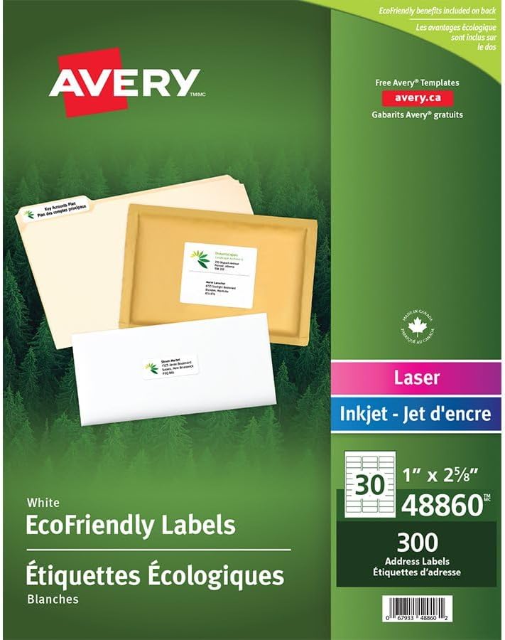 Avery Fluorescent Neon Labels, 4" x 2", Assorted Fluorescent Neon ...