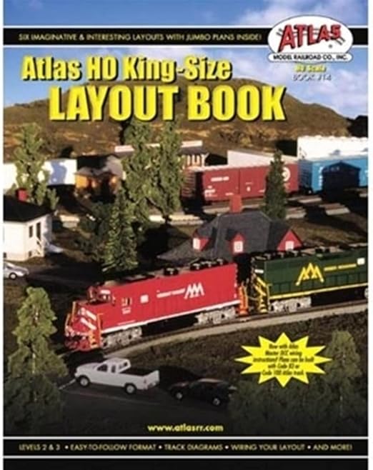 Amazon.com: Atlas HO King-Size Plan Layout Book : Arts, Crafts & Sewing