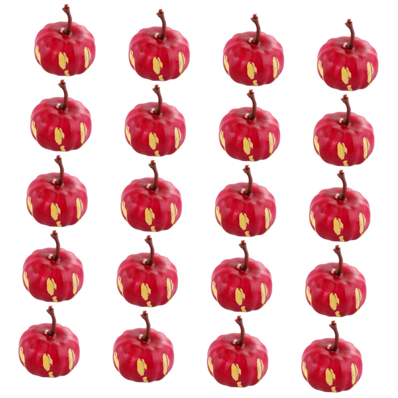 Amazon.co.jp: Cabilock 20個 模擬ミニかぼちゃ パイプポーカー シミュレーションカボチャ ハロウィンテーブルセンターピース ブラックメタルバケットプランター 花輪 ...