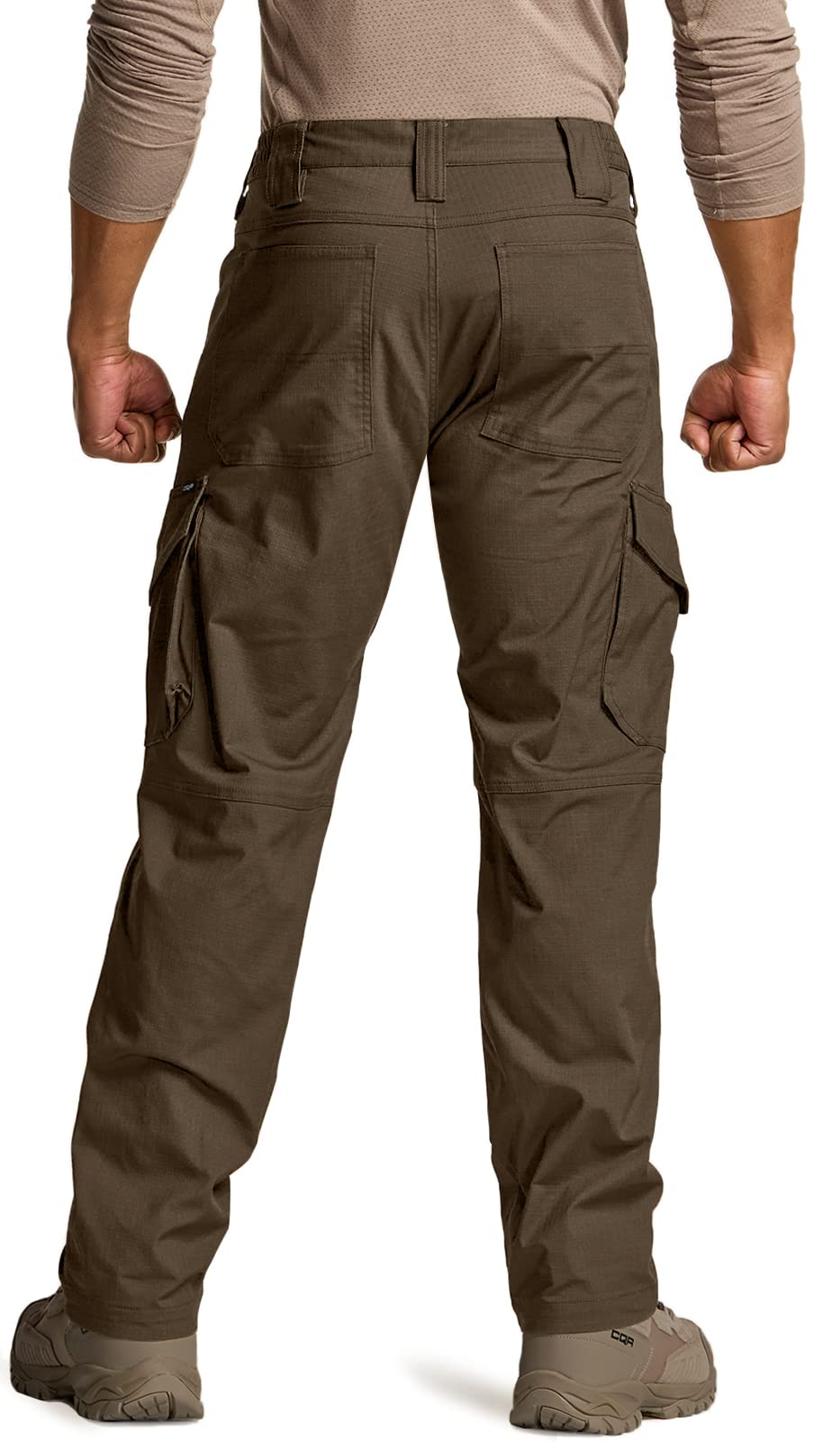 Snapklik.com : Mens Flex Ripstop Tactical Pants, Water Resistant ...
