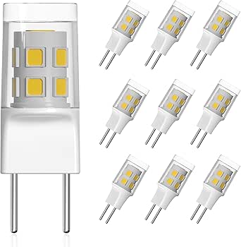 SSQY G8 LED Light Bulb, GY8.6 Bi-pin Base, 3W 120V 20W 35W Halogen ...