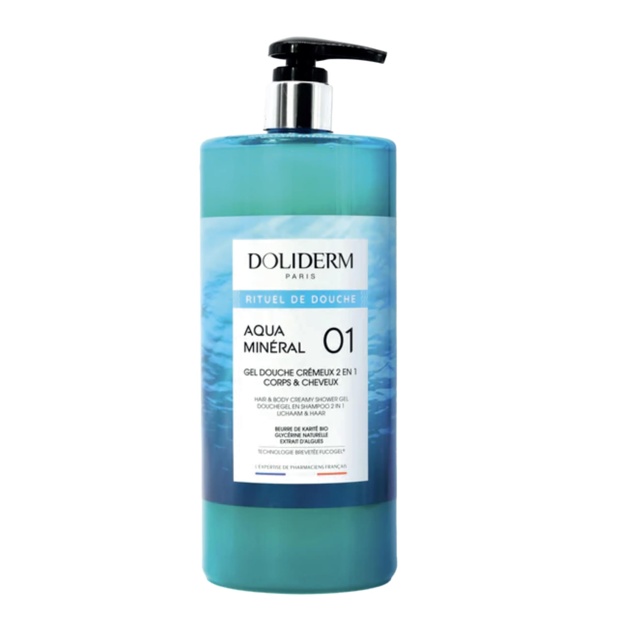 Amazon.com : Doliderm Paris - Creamy Shower Gel, 33.8 Fl Oz (Aqua Scent ...