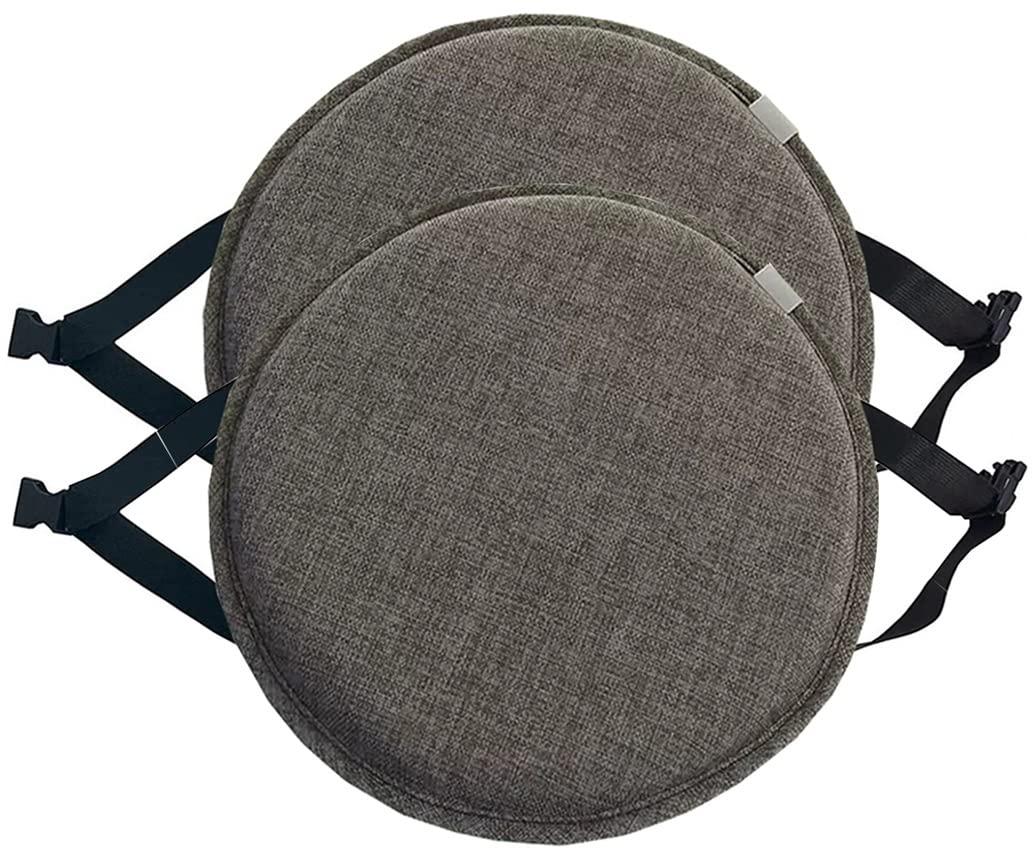Round Chair Cushion,Round High Stool Chair Pads With Ties 30cm/33cm ...