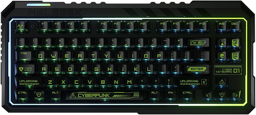 Amazon.com: MelGeek Magnetic Gaming Keyboard, hot swappable Magnetic ...