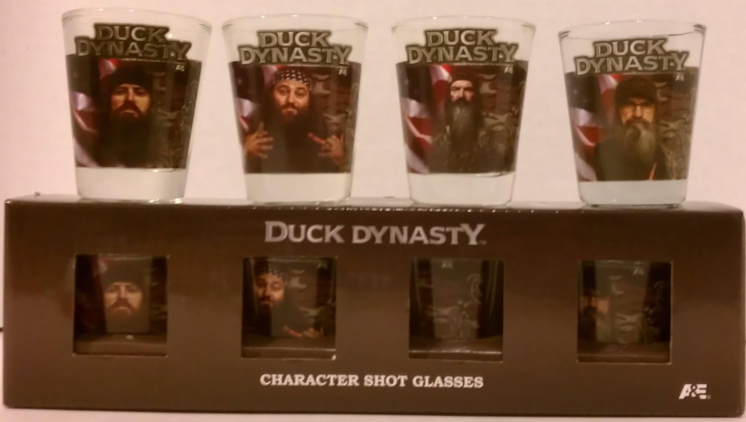 Amazon.com | Duck Dynasty Shot Glasses - Novelty Shot Glasses Set, Shot ...