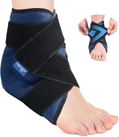 NEWGO Cooling bandage foot with cold warm compress, cooling cuff ankle ...