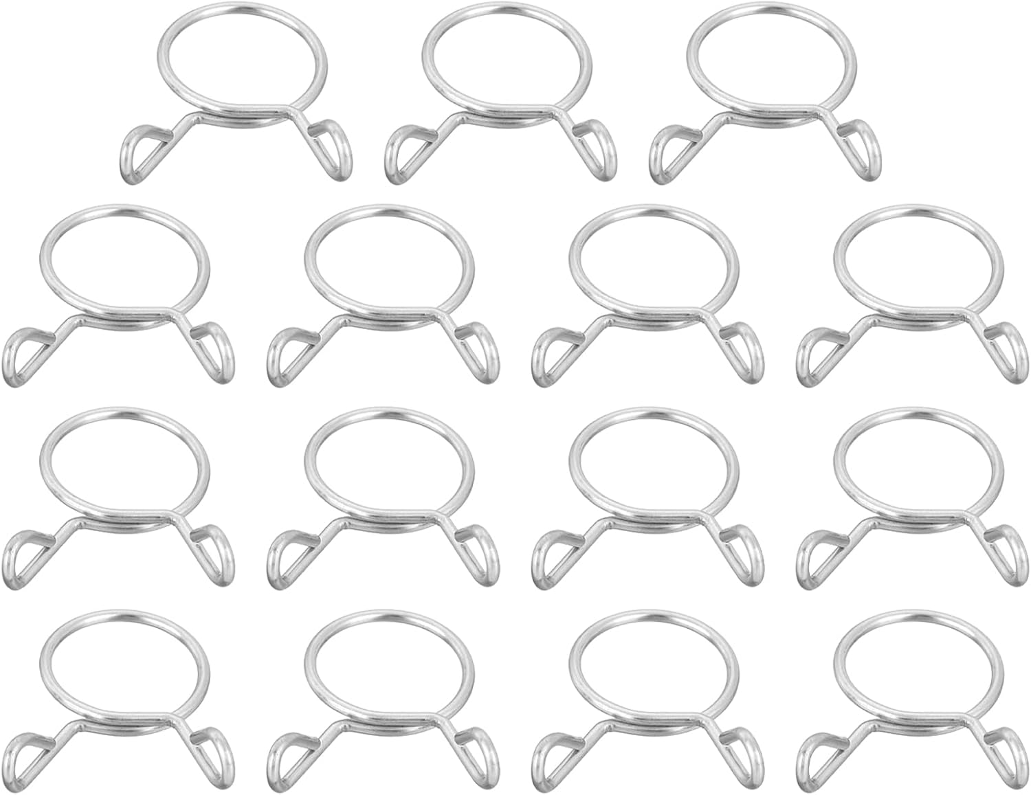 Amazon.com: uxcell 15 Pcs Fuel Line Hose Tubing Spring Clips, 17mm ...