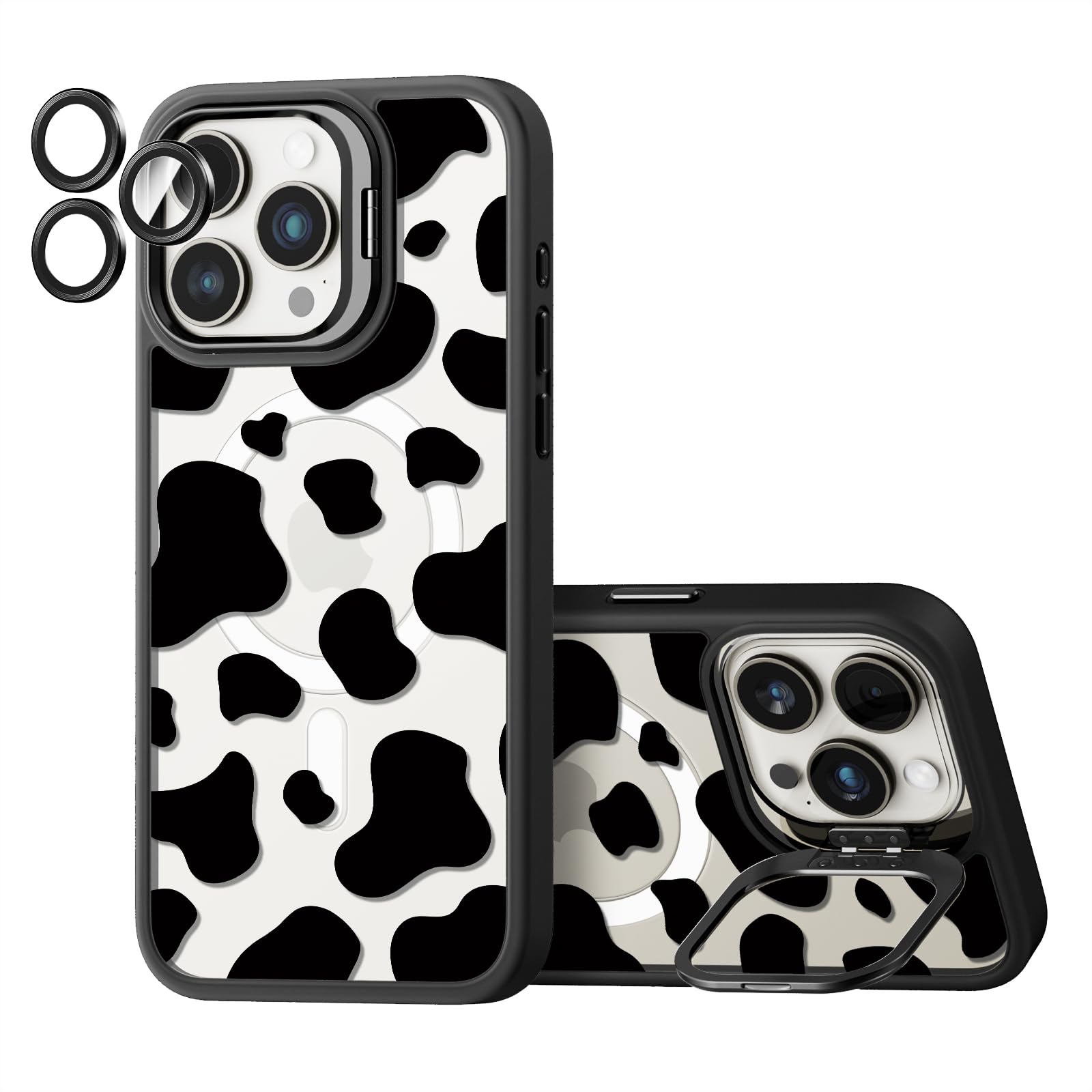 Amazon.com: Rosarnnah Casevivid Compatible for iPhone 15 Pro Magsafe Case with Stand Cute ...