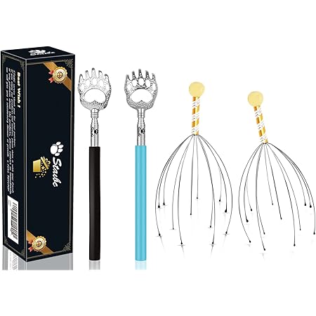 Amazon.com: 2-Pack Bear Claw Black Telescopic Back Scratcher Plus 2 ...