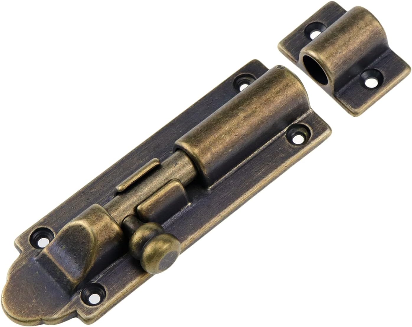 Tighall Bronze Slide Bolt Door Latch 4.8 Inch Heavy Duty Gate Sliding ...