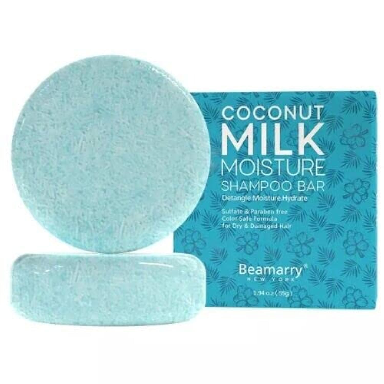 Amazon.com : Beamarry Coconut Milk Moisture Shampoo Bar : Beauty ...