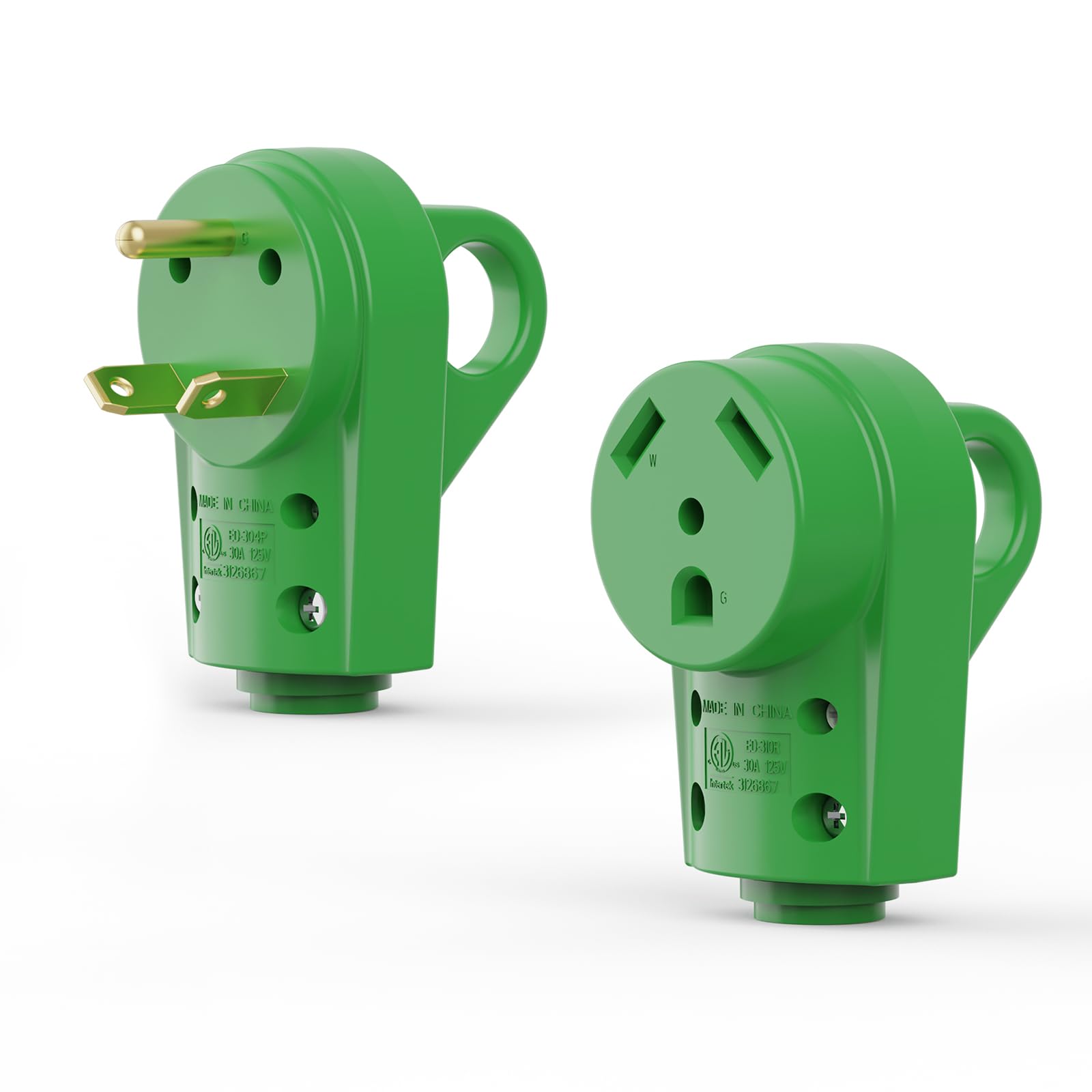 Snapklik.com : RVGUARD 30 Amp RV Male And Female Plug Kit, NEMA TT-30P ...