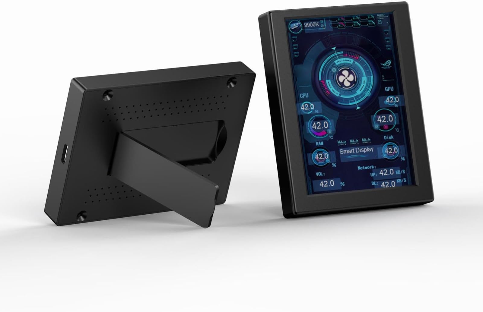 3.5in IPS USB Mini Screen With Stepless Dimming, Temperature Display ...