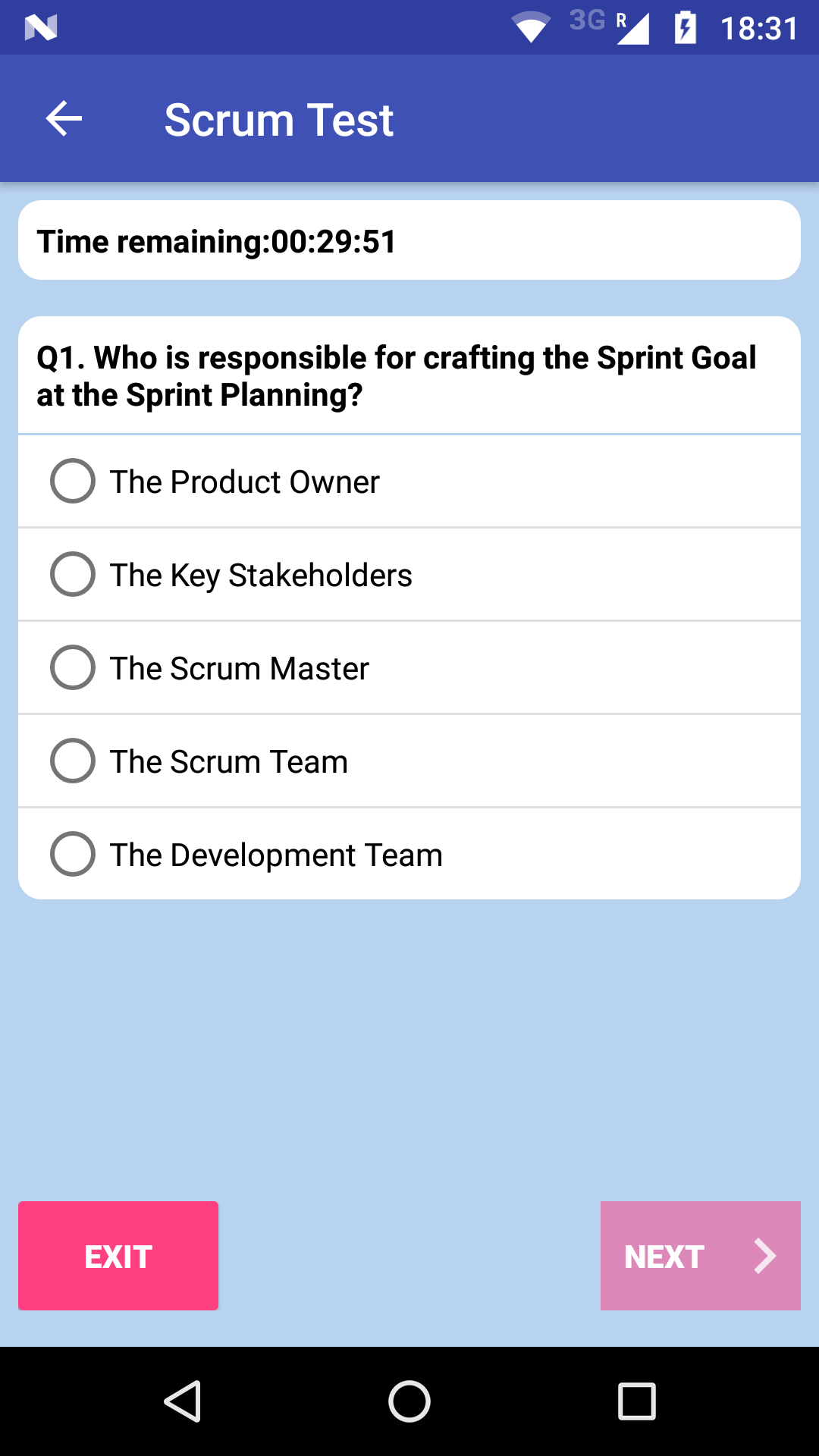 Scrum Test: app su Amazon Appstore
