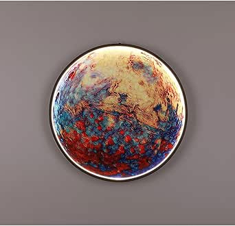 Wall Sconces LED Indoor Moon Wall Light Black Wall Décor Lamp Hardwired ...