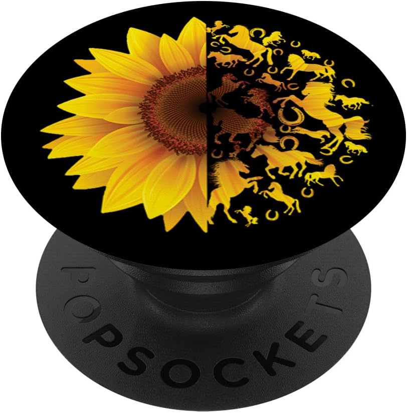Amazon.com: Cool Sunflower Horses. Horse lover, Sunflower lover ...