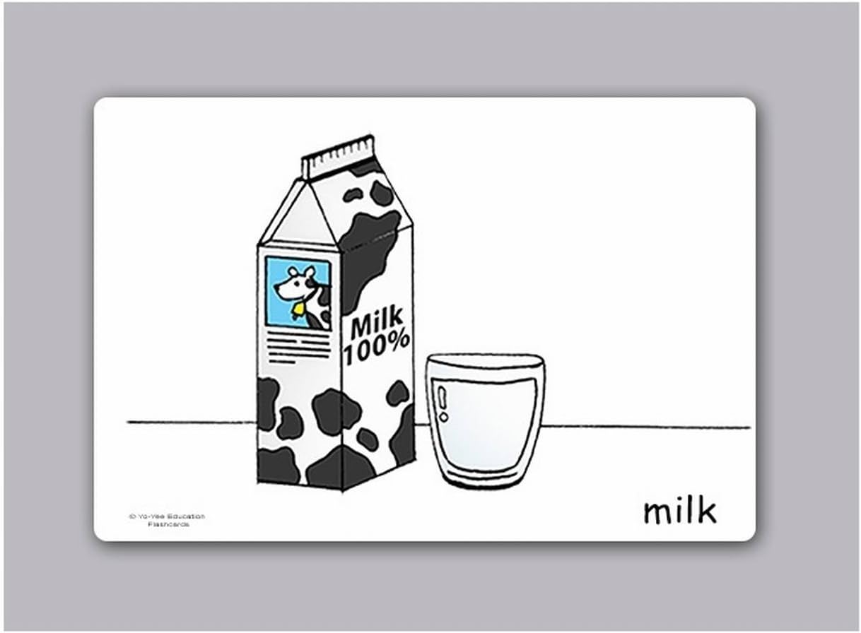 Buy Yo-Yee Flash Cards - Food and Drinks Flashcards with Teaching ...