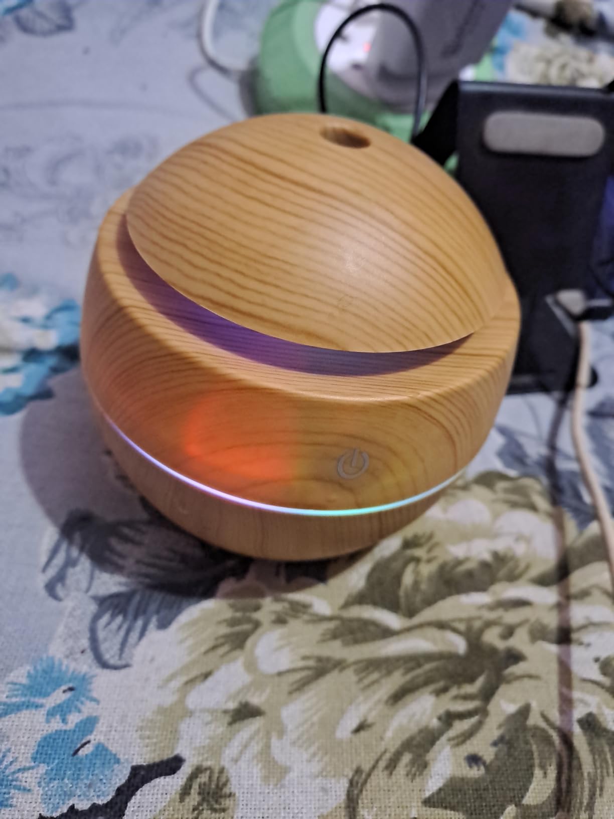 FOMQUAZLI Essential Oil Diffuser Round Ball Shape Aromatherapy Diffuser ...