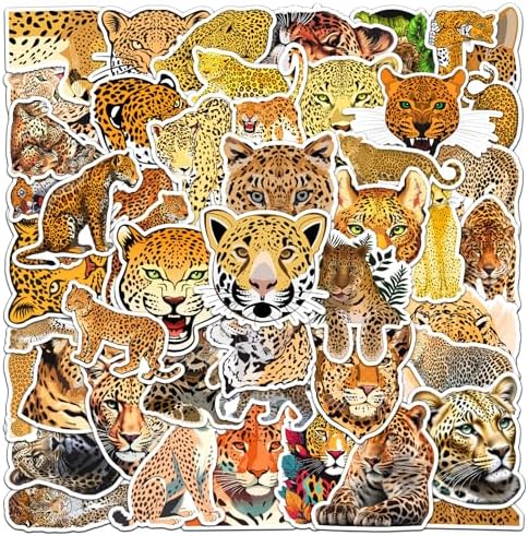 Amazon.com - Cheetah Stars Pack Sticker Vinyl Waterproof Sticker Decal ...