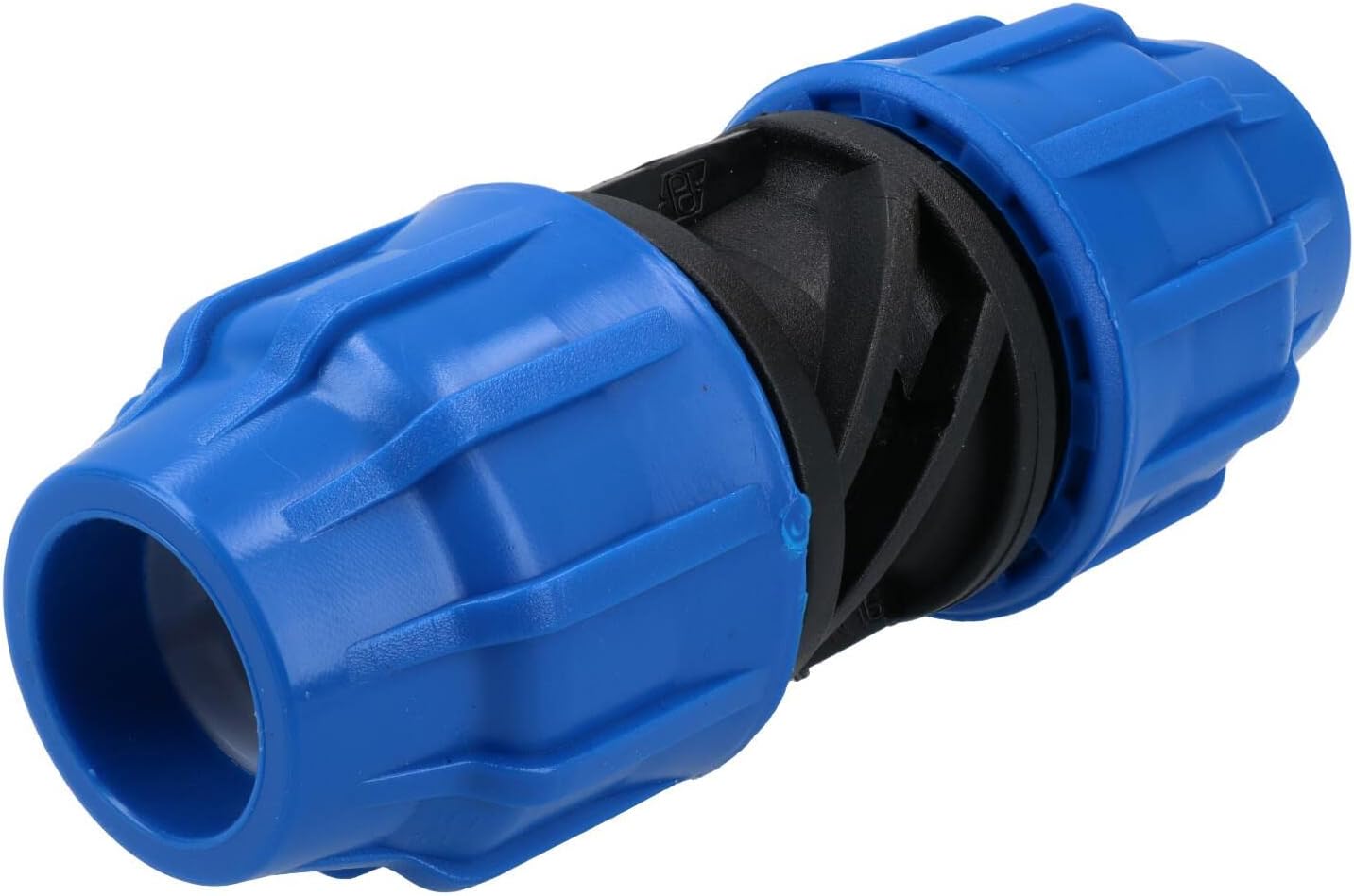 25mm x 25mm MDPE Straight Pipe Compression Fitting Coupling Connector ...