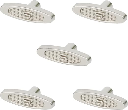 Amazon.com: 5Pcs 10mm 0.39" Silver Metal Winder T-Bar Replacement ...