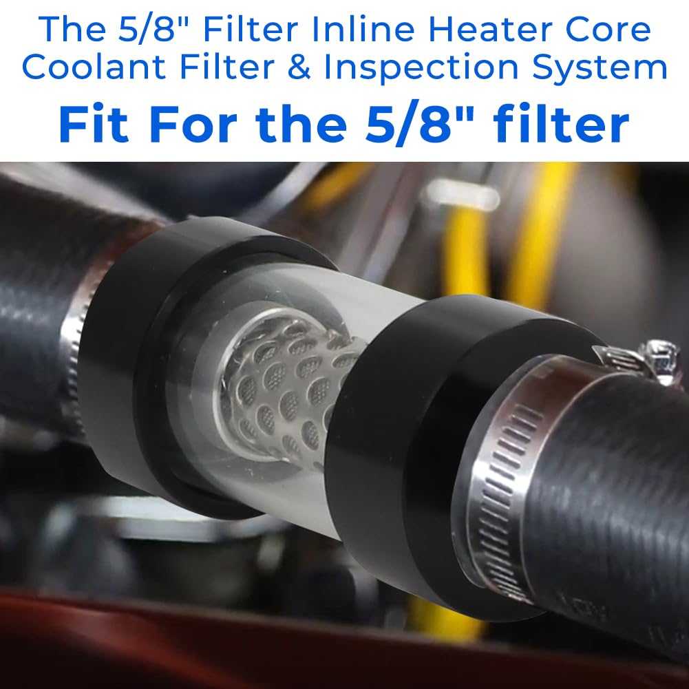 Buy WIKIBB 5/8" Universal Filter Inline Heater Core Coolant Filter and ...