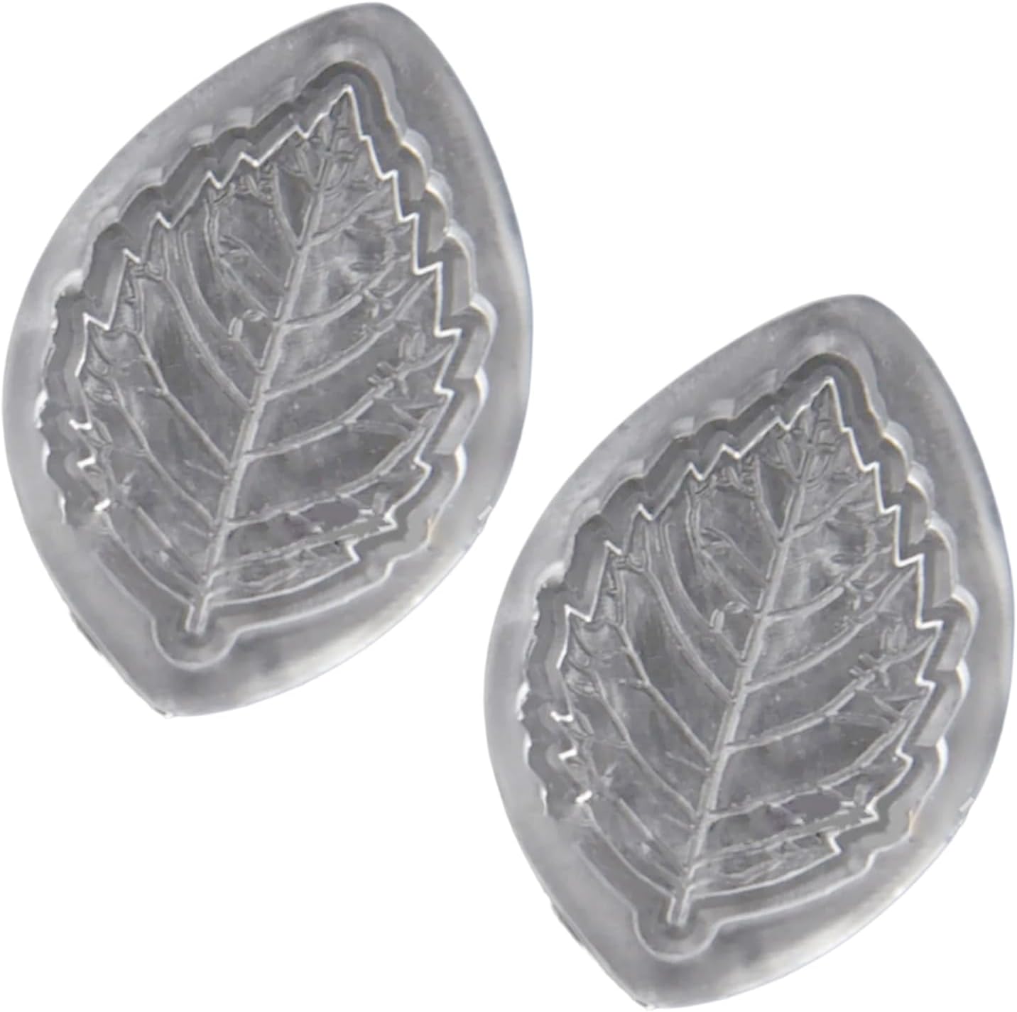 Moldes con forma de hojas, moldes hechos a mano, moldes de arcilla ...