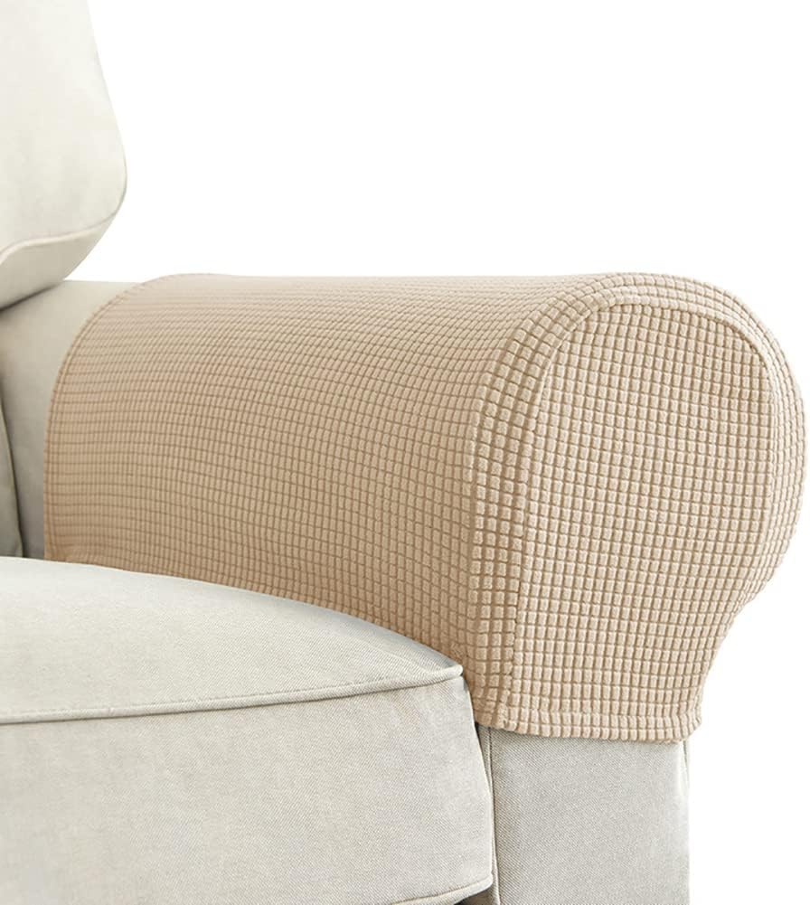 Amazon.com: Premium Polyester Sofa Arm Cover, Scratch Resistant ...