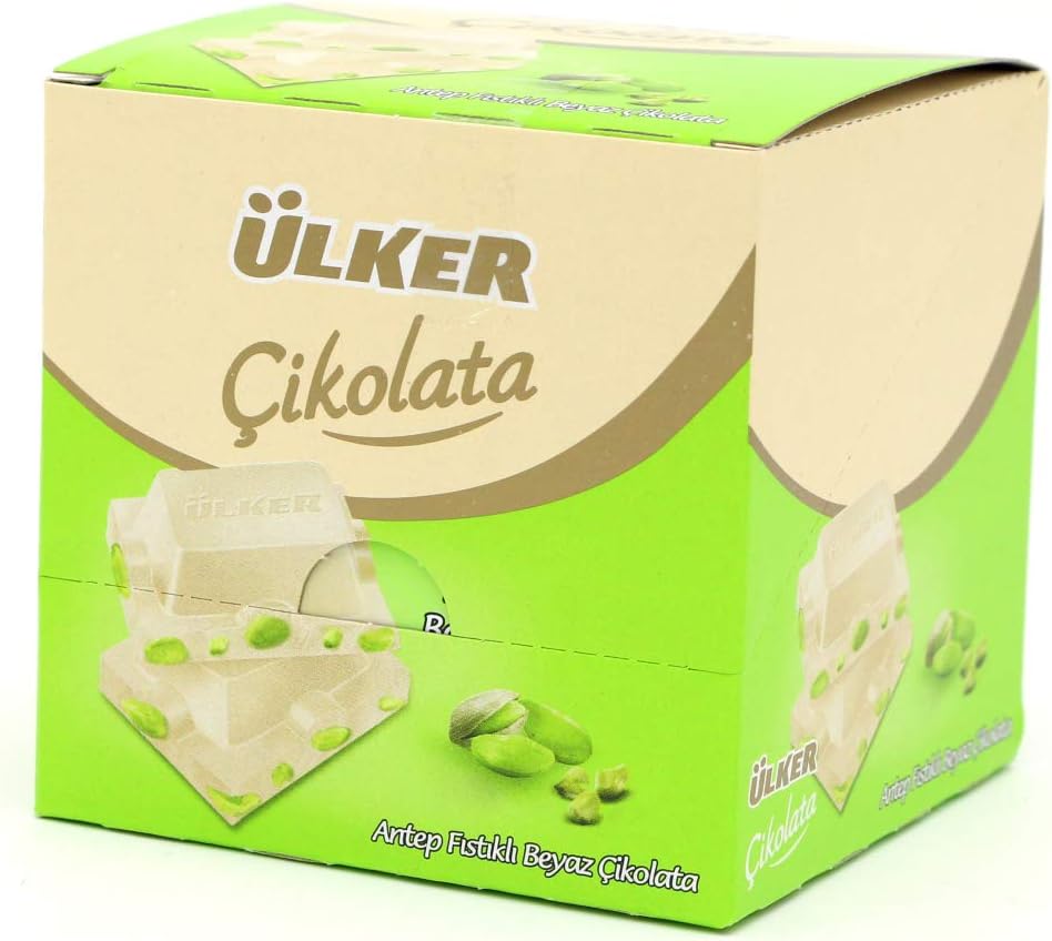Amazon.com : Ulker Turkish Milk Chocolate with Pistachio (Sutlu ...