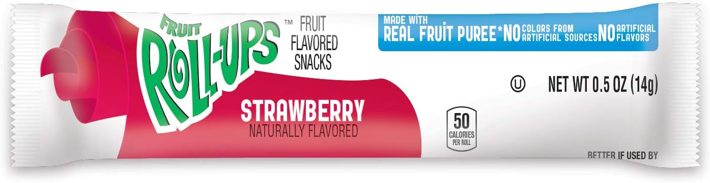 Amazon.com: Betty Crocker Fruit Roll Ups, Strawberry, 0.5 Oz, 96 Count