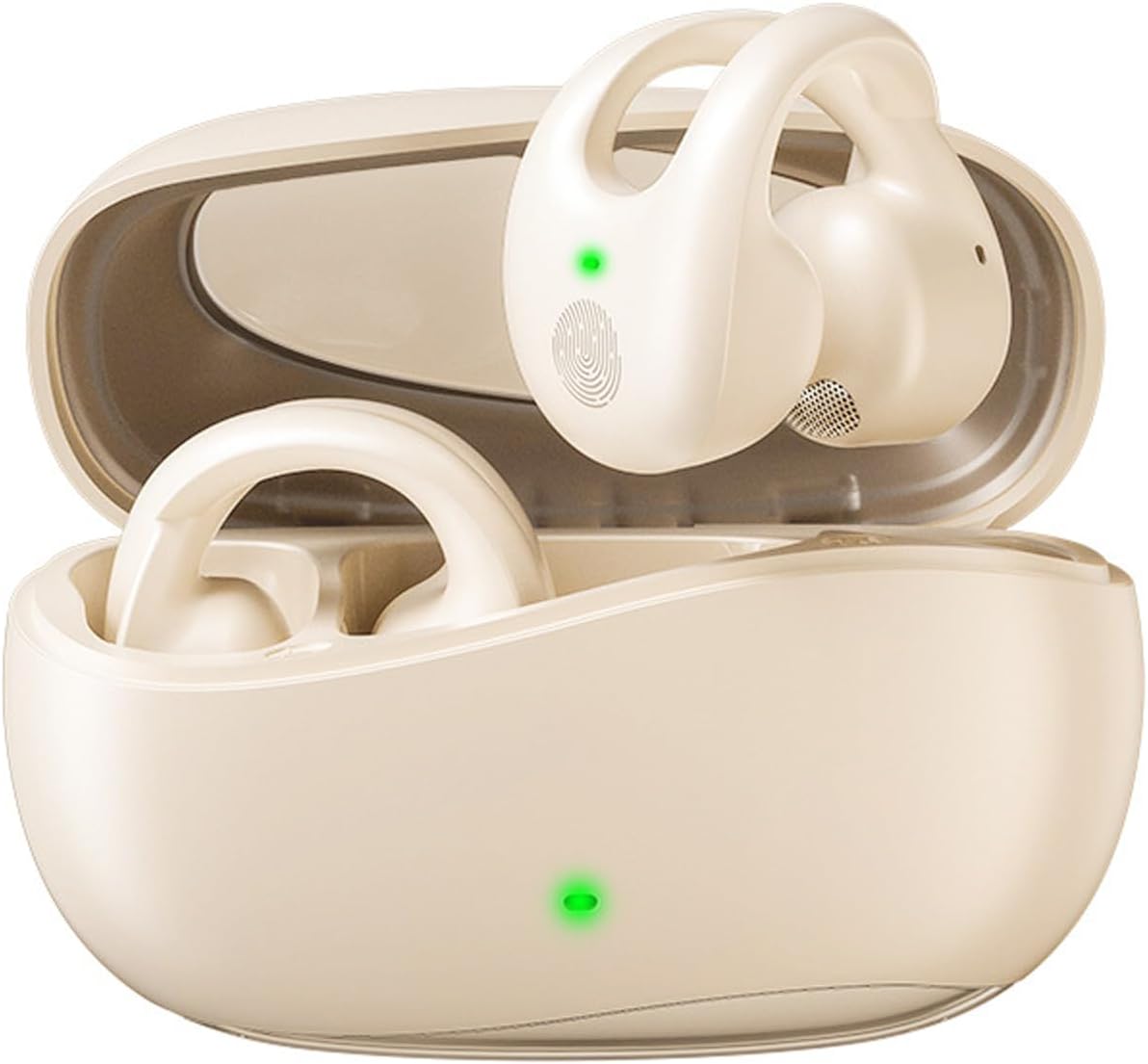 Amazon.com: Skin Tone Clip On Open Ear Earbuds Wireless Bluetooth ...