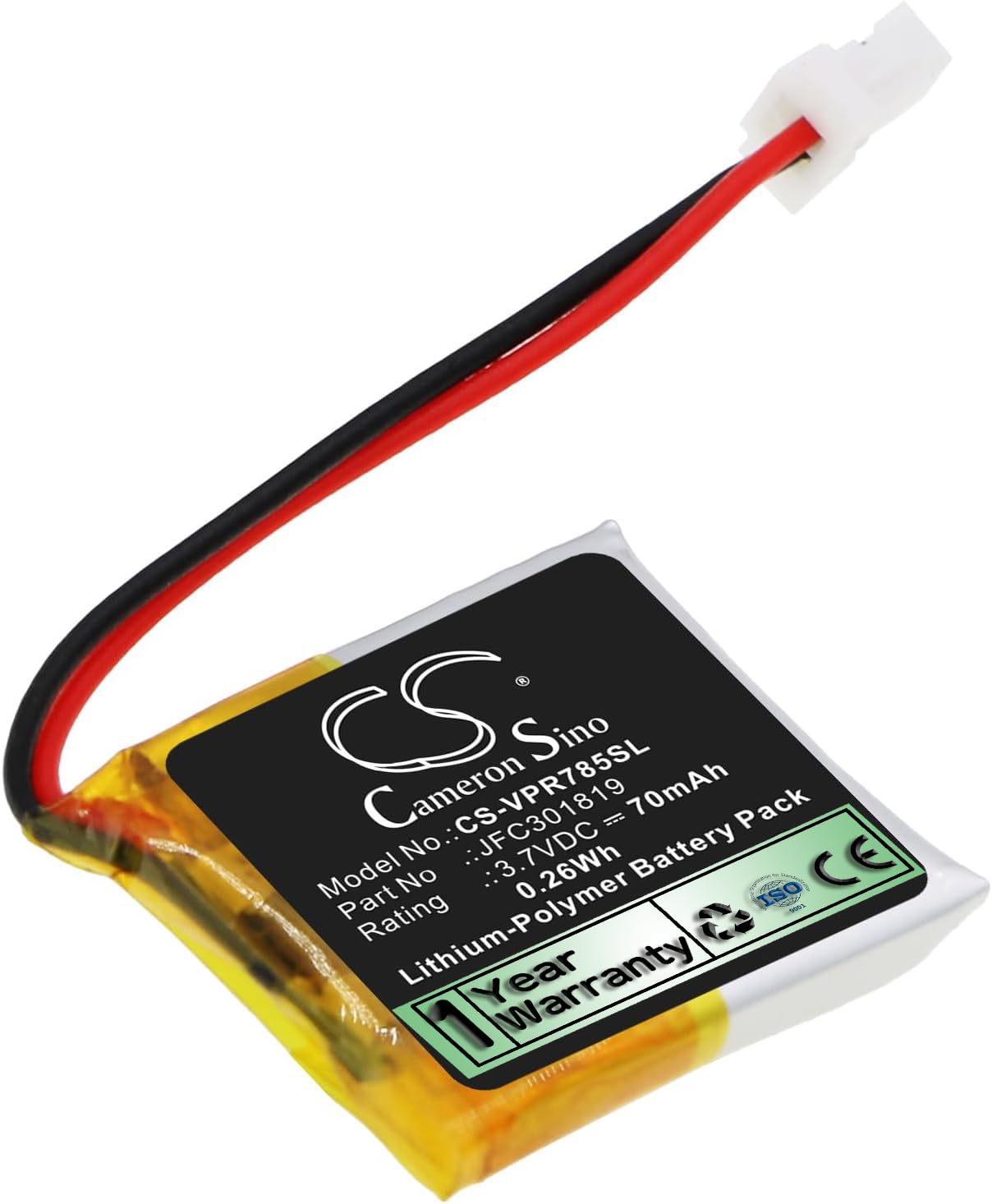 Amazon.com: Enyuly 70mAh JFC301819 Battery Replacement for Viper 7857V ...