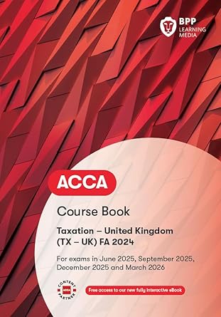 Buy ACCA Taxation FA2024: Course Book Book Online at Low Prices in ...