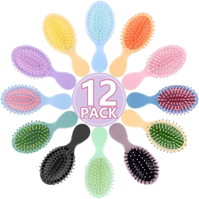 Amazon.com : 16 Pack Mini Hair Brush, Travel Hair Brush Bridesmaid ...