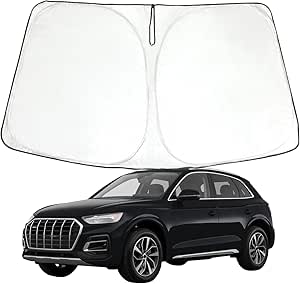 Amazon.com: Foldable Windshield Sun Shade fit for Audi Q5 SQ5 2025 2024 ...