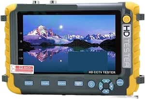 BODORME Analog Video Tester, IV8W 5 Inch CCTV Tester Monitor 8MP TVI ...