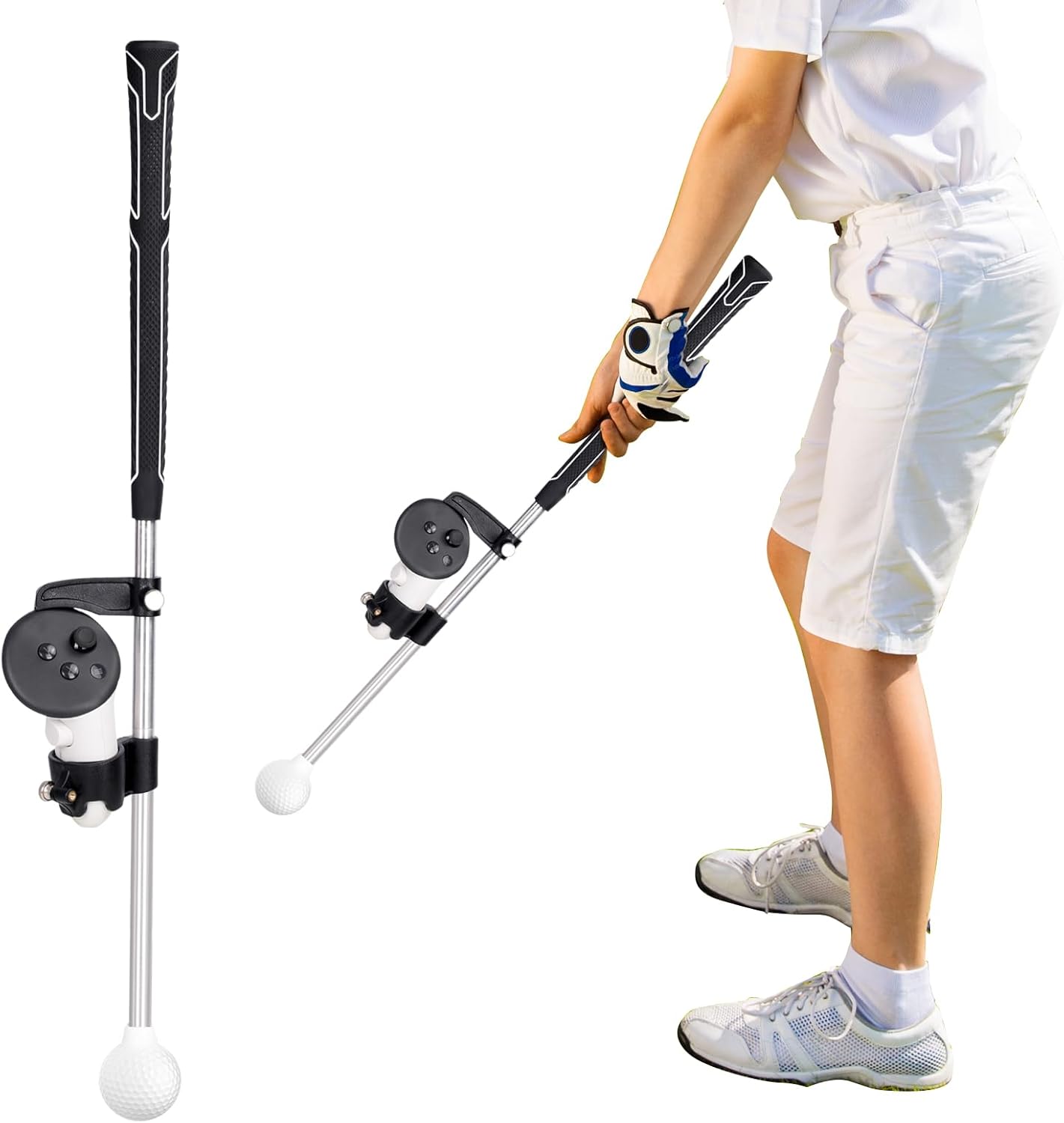 VR Golf Compatiable for Meta Quest 3 Weighted Club Attachment (Quest 3 ...