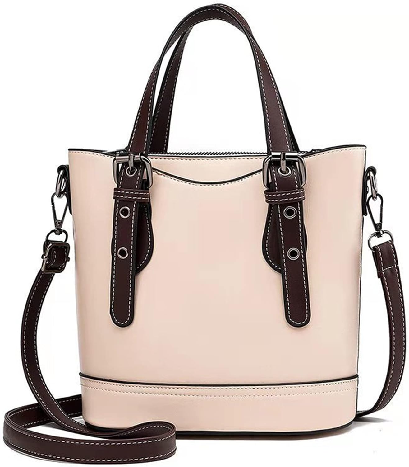 MOKUKU Bolsa Tote de Mujer Dama Cuero Sintético Suave Impermeable Bolsa ...