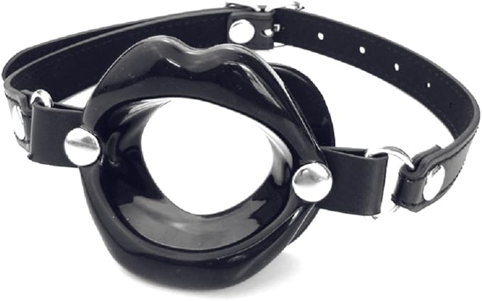 imidol Soft Silicone Mouth Plug Adjustable Leather Strap with Sexy Lip ...