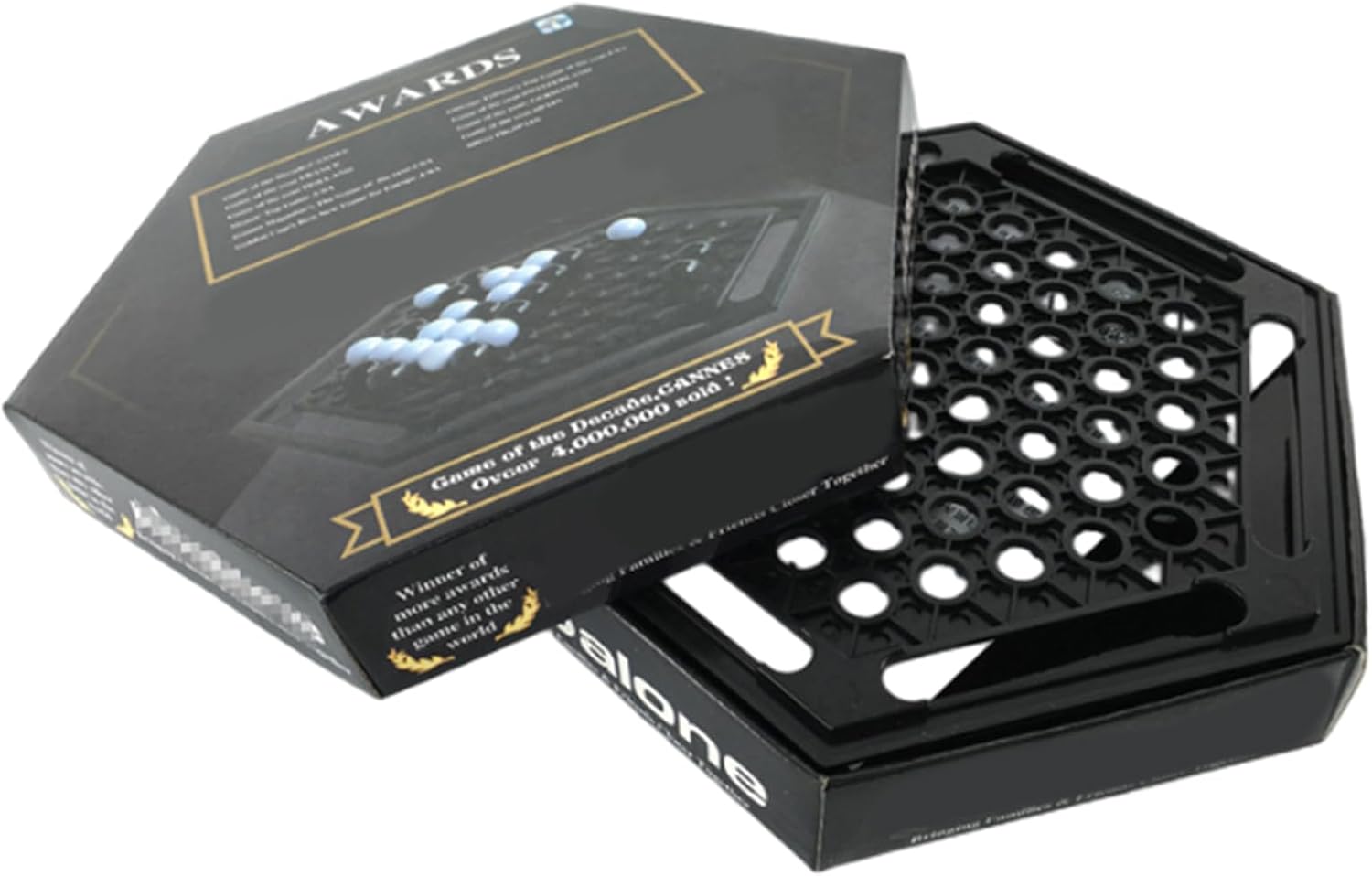 Amazon.com: Huhudde Pinballs Checkers Abalones Table Game Portable ...